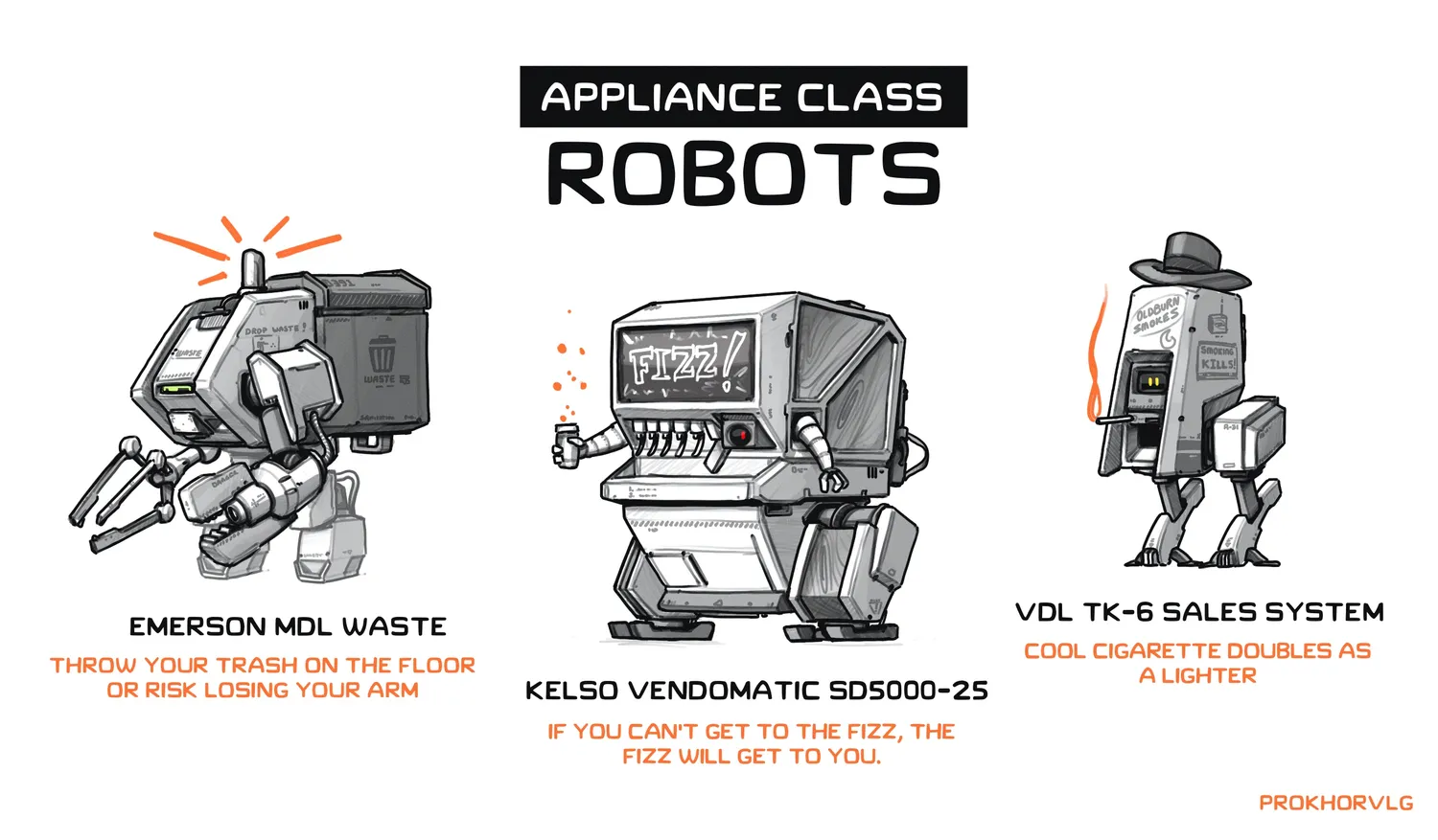 Appliance-Class Robots - Sunset System